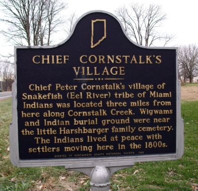 Chief Cornstalk’s Village Historical Marker