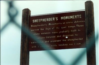 Sheepherder's Monuments Historical Marker