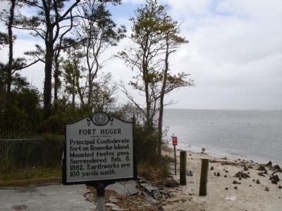 Fort Huger Historical Marker