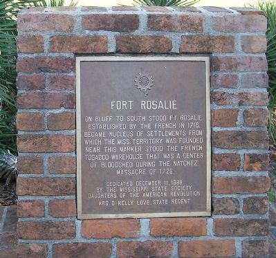 Fort Rosalie Historical Marker