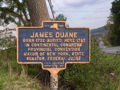 James Duane Historical Marker