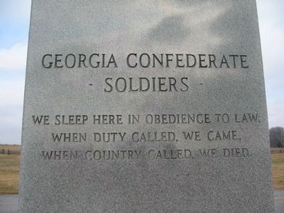 Georgia Confederate Soldiers Historical Marker