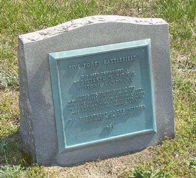 Five Forks Battlefield Historical Marker
