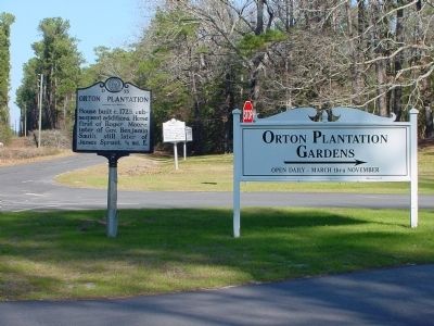 Orton Plantation Historical Marker