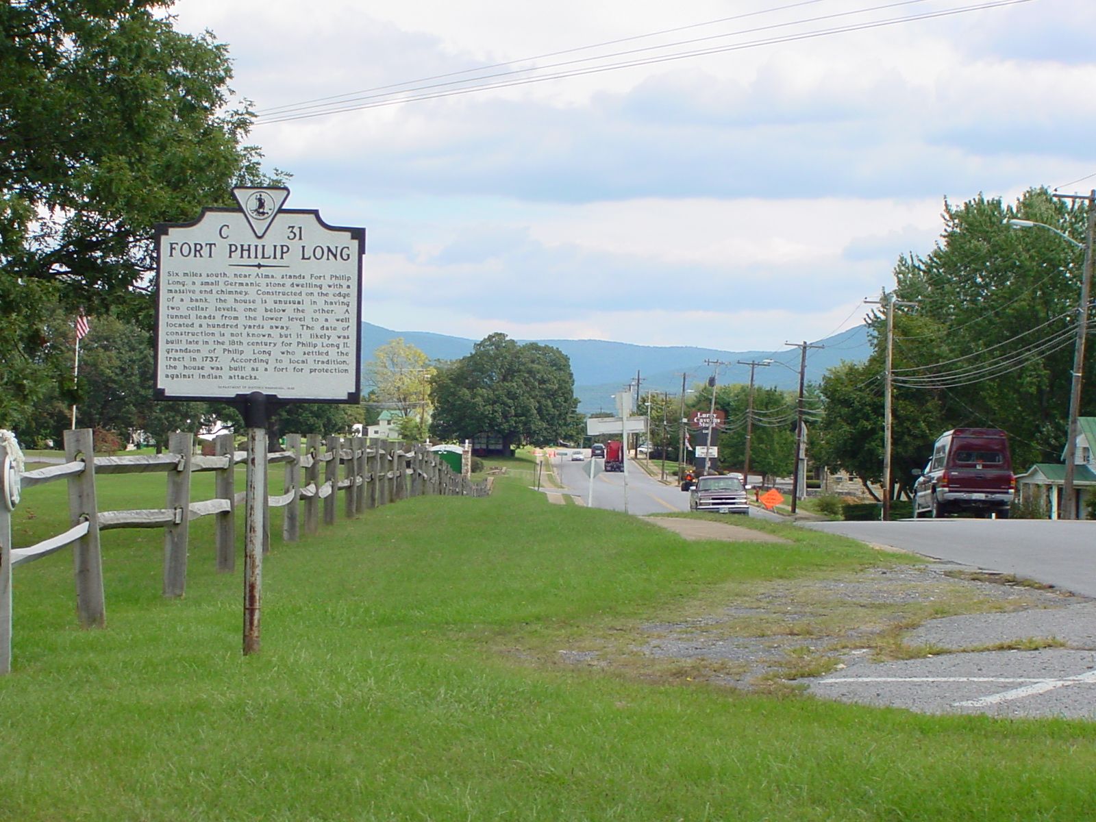 Photo: Fort Philip Long Marker