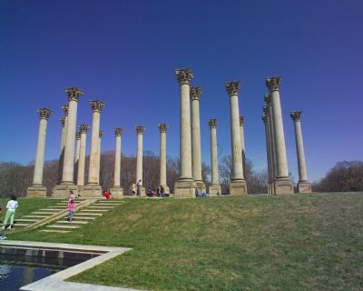 Capitol Columns Historical Marker