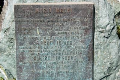 Mario Machi Historical Marker