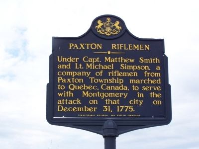 Paxton Riflemen Historical Marker