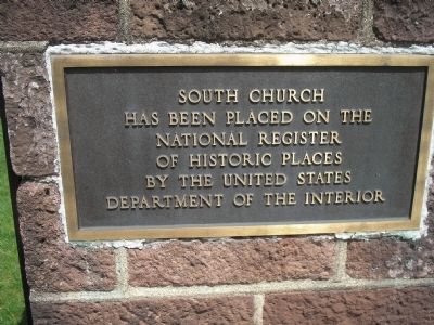 South Church Historical Marker