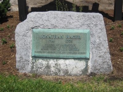 Jonathan Hager Historical Marker