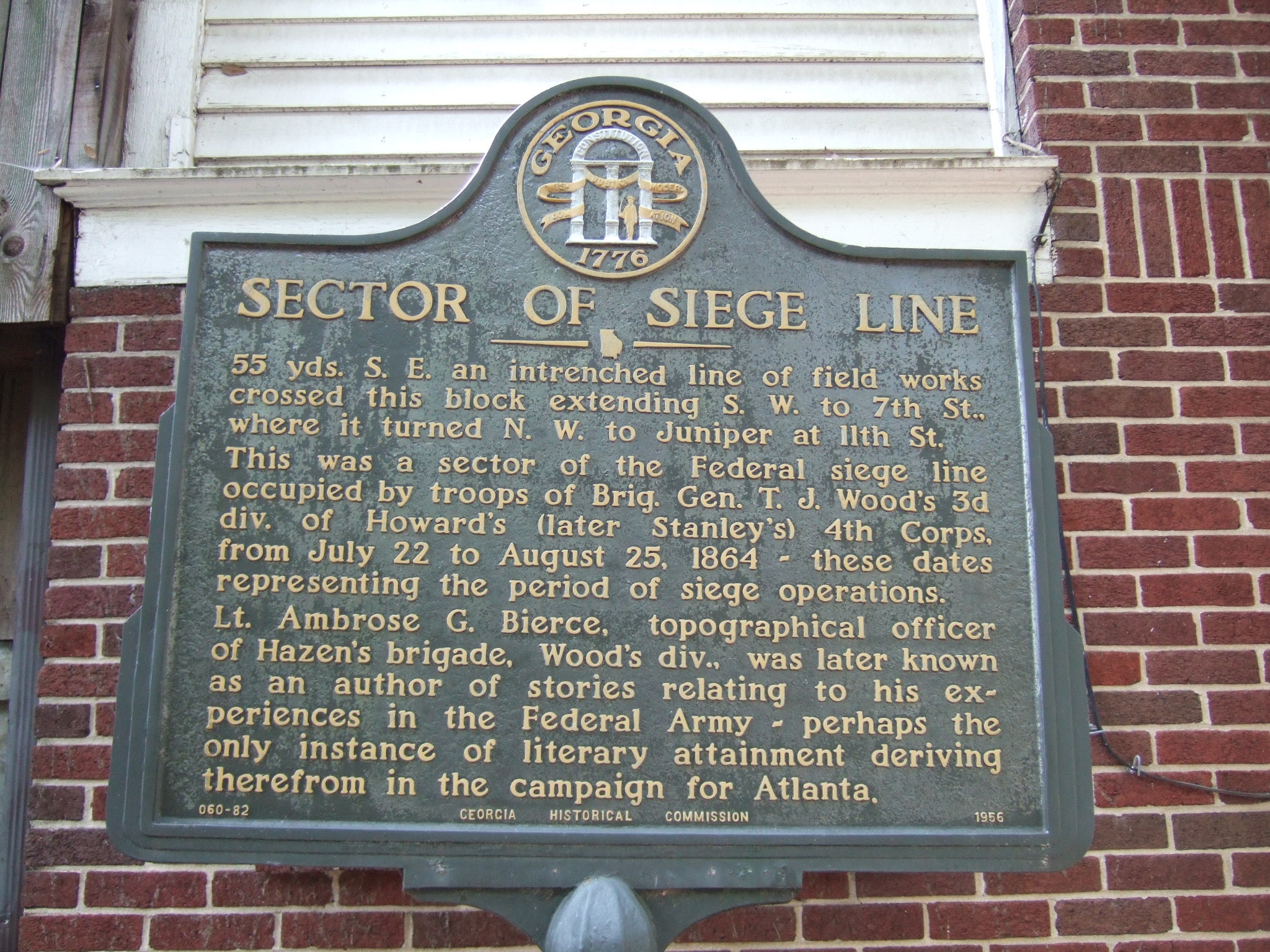 Photo: Sector of Siege Line Marker