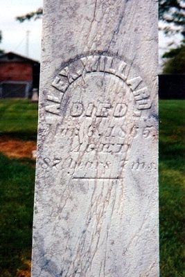 Alexander Hamilton Willard Historical Marker