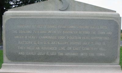 25th and 75th Ohio Infantry Historical Marker