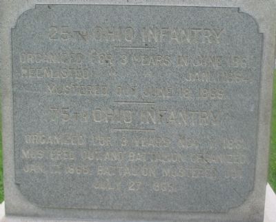 25th and 75th Ohio Infantry Historical Marker
