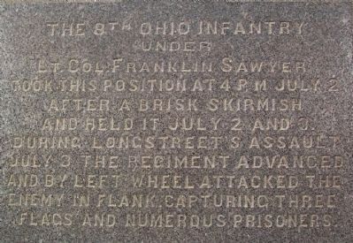 8th Ohio Infantry Historical Marker