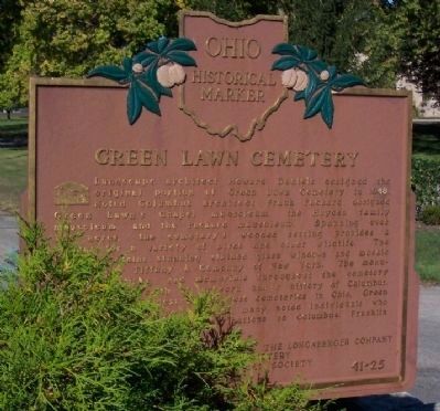 Green Lawn Cemetery Historical Marker