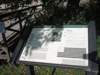 Main Gate / Flag Historical Marker