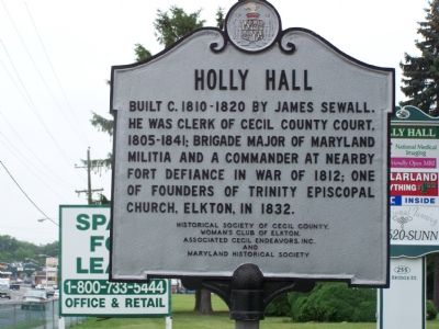 Holly Hall Historical Marker