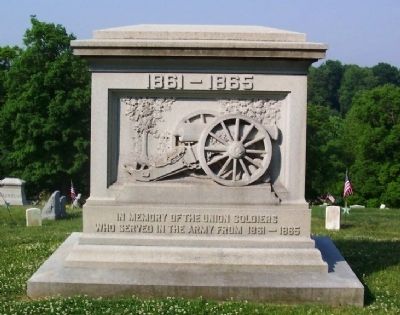 Civil War Union Soldiers Memorial Historical Marker