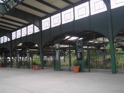 The Central Railroad of New Jersey (CRRNJ) Terminal Historical Marker