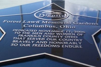 Forest Lawn Veterans Memorial, a War Memorial
