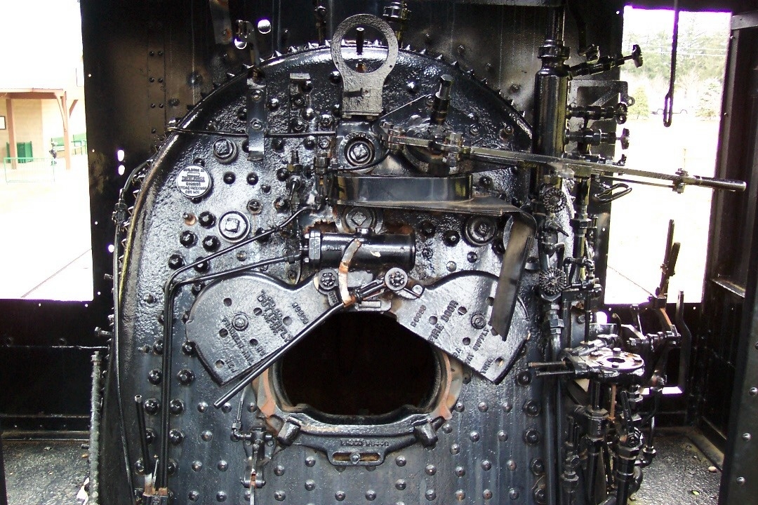 Photo: 0-6-0 Steam Locomotive Firebox