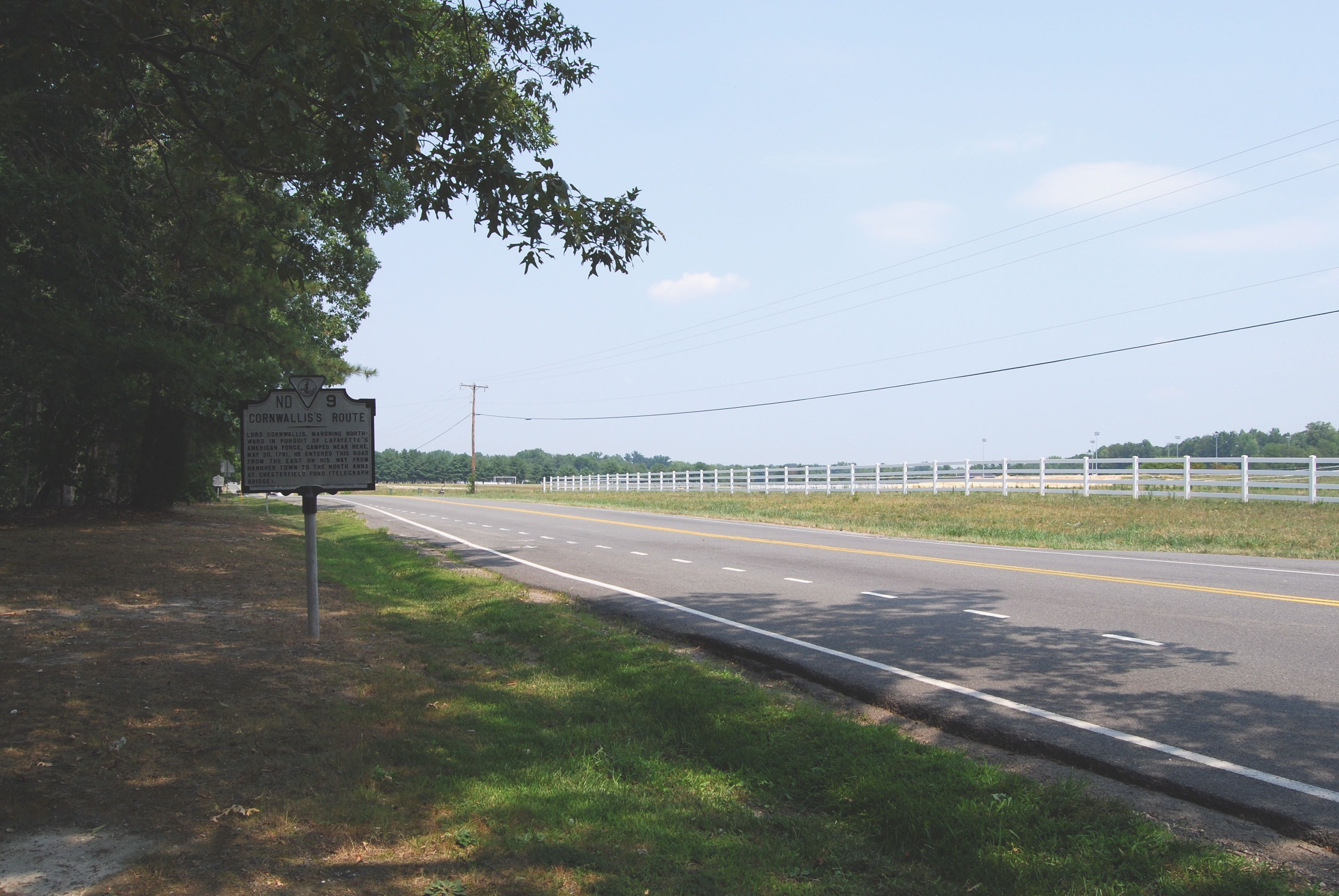 Photo: Marker along Hanover Courthouse Road (US 301)