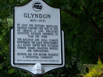 Glyndon Historical Marker