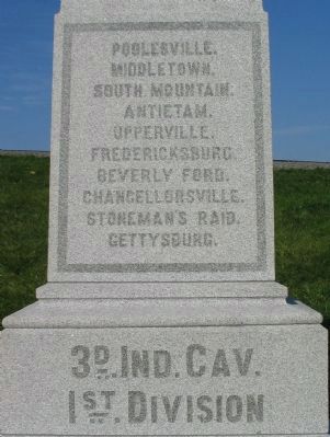3rd Indiana Cavalry Historical Marker