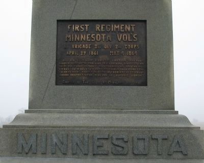 First Regiment Minnesota Volunteers Historical Marker