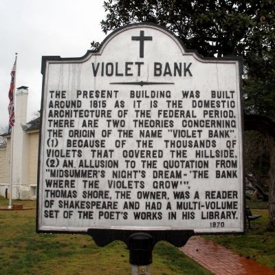 Violet Bank Historical Marker