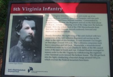 8th Virginia Infantry Historical Marker