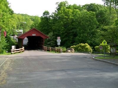 Newfield Covered Bridge Historical Marker