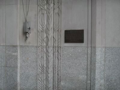 Site of the Wall of New Amsterdam Historical Marker