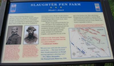 Slaughter Pen Farm Historical Marker
