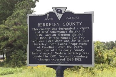 Berkeley County Historical Marker