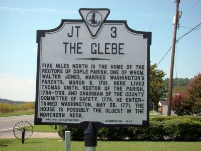 The Glebe Historical Marker