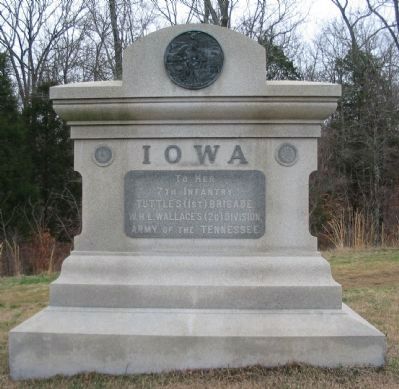 7th Iowa Infantry Regiment Historical Marker