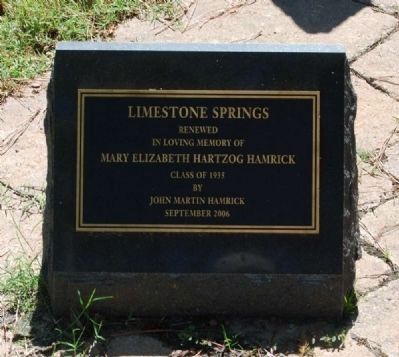 Limestone Springs Historical Marker