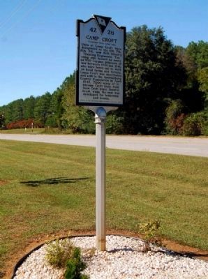 Camp Croft Historical Marker