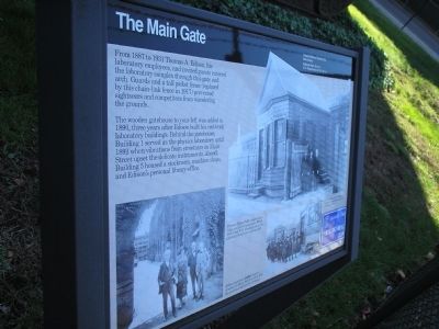 The Main Gate Historical Marker