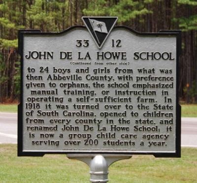 John De La Howe / John De La Howe School Historical Marker