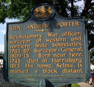 Revolutionary War Col Andrew Porter
