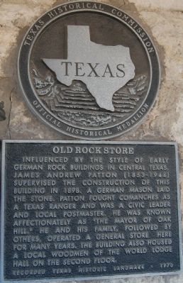 Old Rock Store Historical Marker
