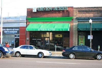Green Acres Café Historical Marker