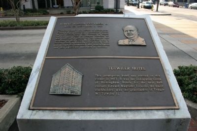 Temple Wilson Tutwiler, II / Tutwiler Hotel Historical Marker