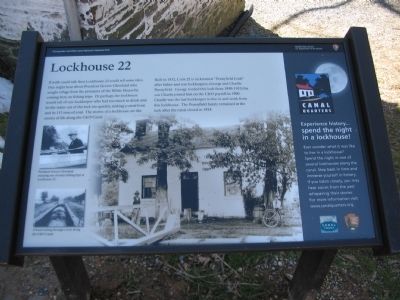 Lockhouse 22 Historical Marker