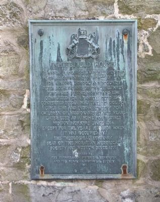 Whitefield House Historical Marker