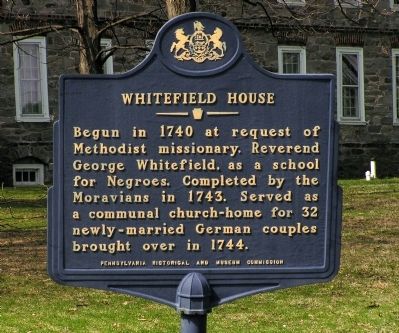 Whitefield House Historical Marker