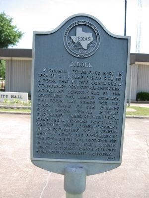 Diboll Historical Marker